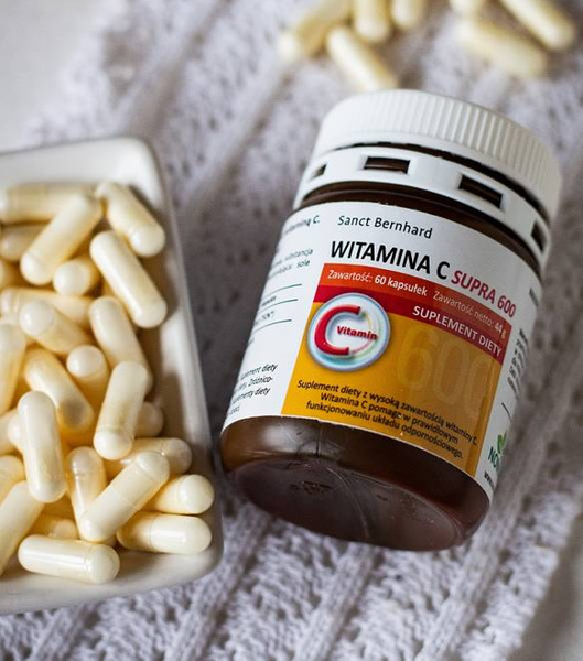 Witamina C Supra 60 kaps. 600 mg Sanct Benrhard